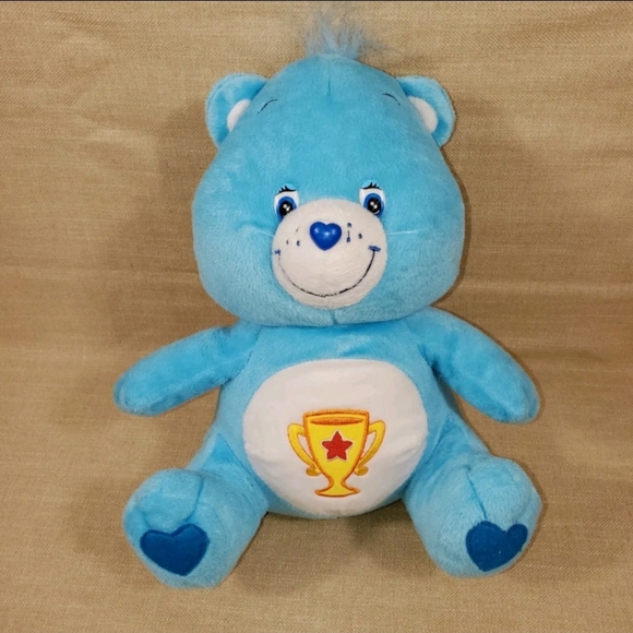 Care Bears | Toys | Champ Bear Care Bears Blue Trophy 3 204 Stuffed ...